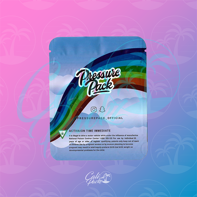 Pressure Packs Rainbow Zkittlez Cali Pack 3.5g Mylar Bag - CaliPackz