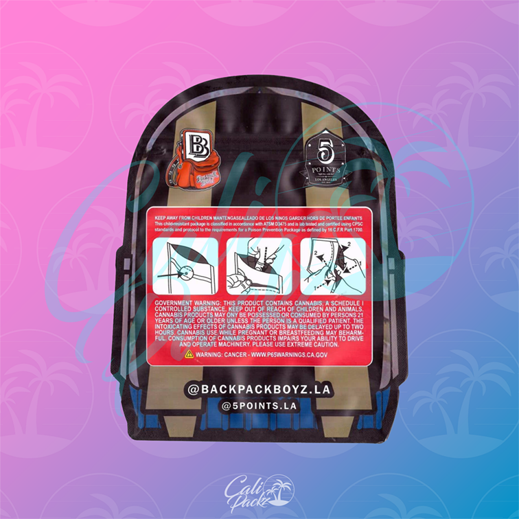 Backpack Boyz Uncle Snoop Cali Pack Die Cut 3.5g Mylar Bag - CaliPackz
