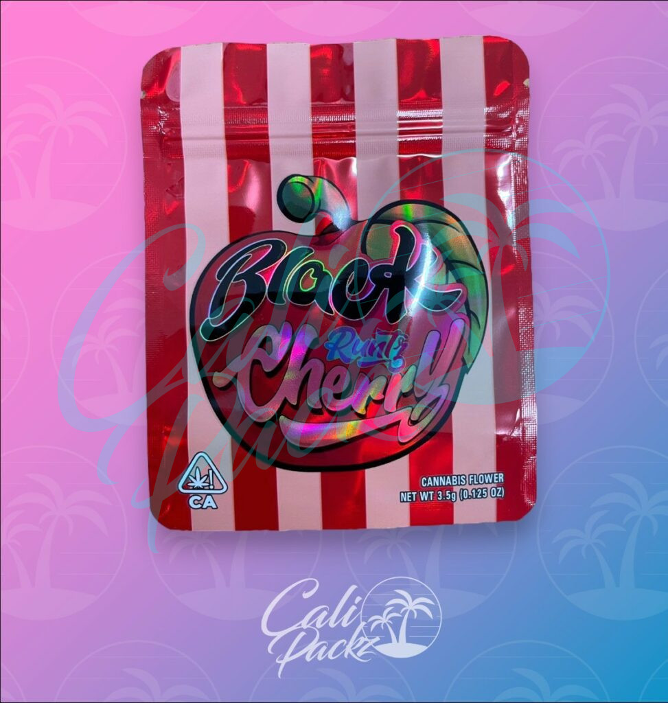 Black Cherry Runtz Cali Pack 3.5g Mylar Bag - CaliPackz