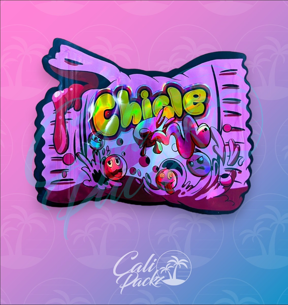 Buy Fumi Chicle Die Cut 3.5g Mylar Bag | Die Cut Mylar Bags & Cannabis ...
