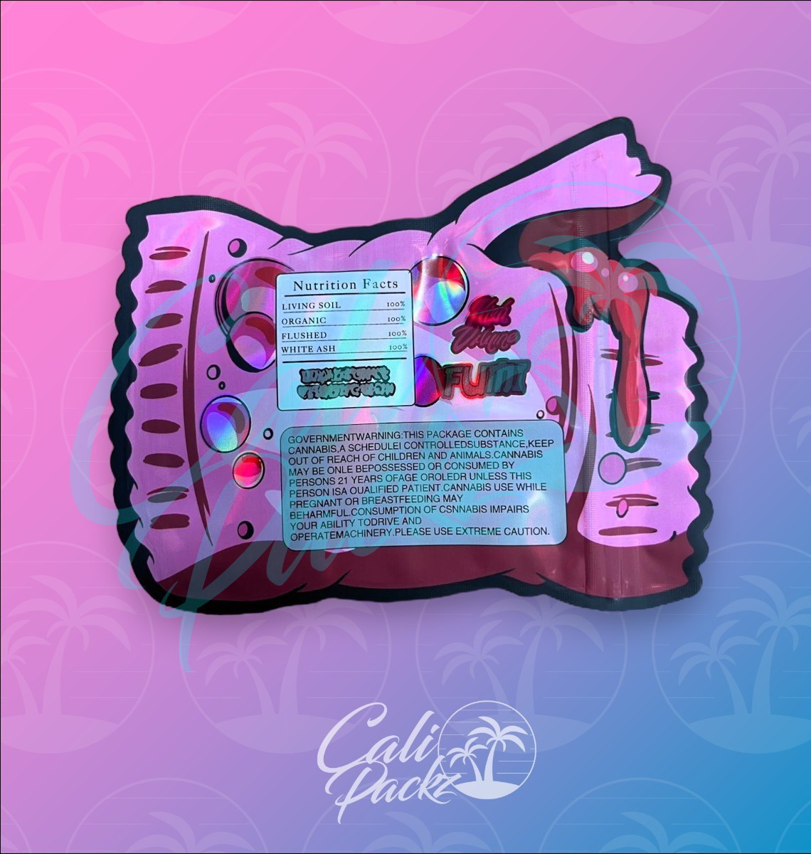 Buy Fumi Chicle Die Cut 3.5g Mylar Bag | Die Cut Mylar Bags & Cannabis ...