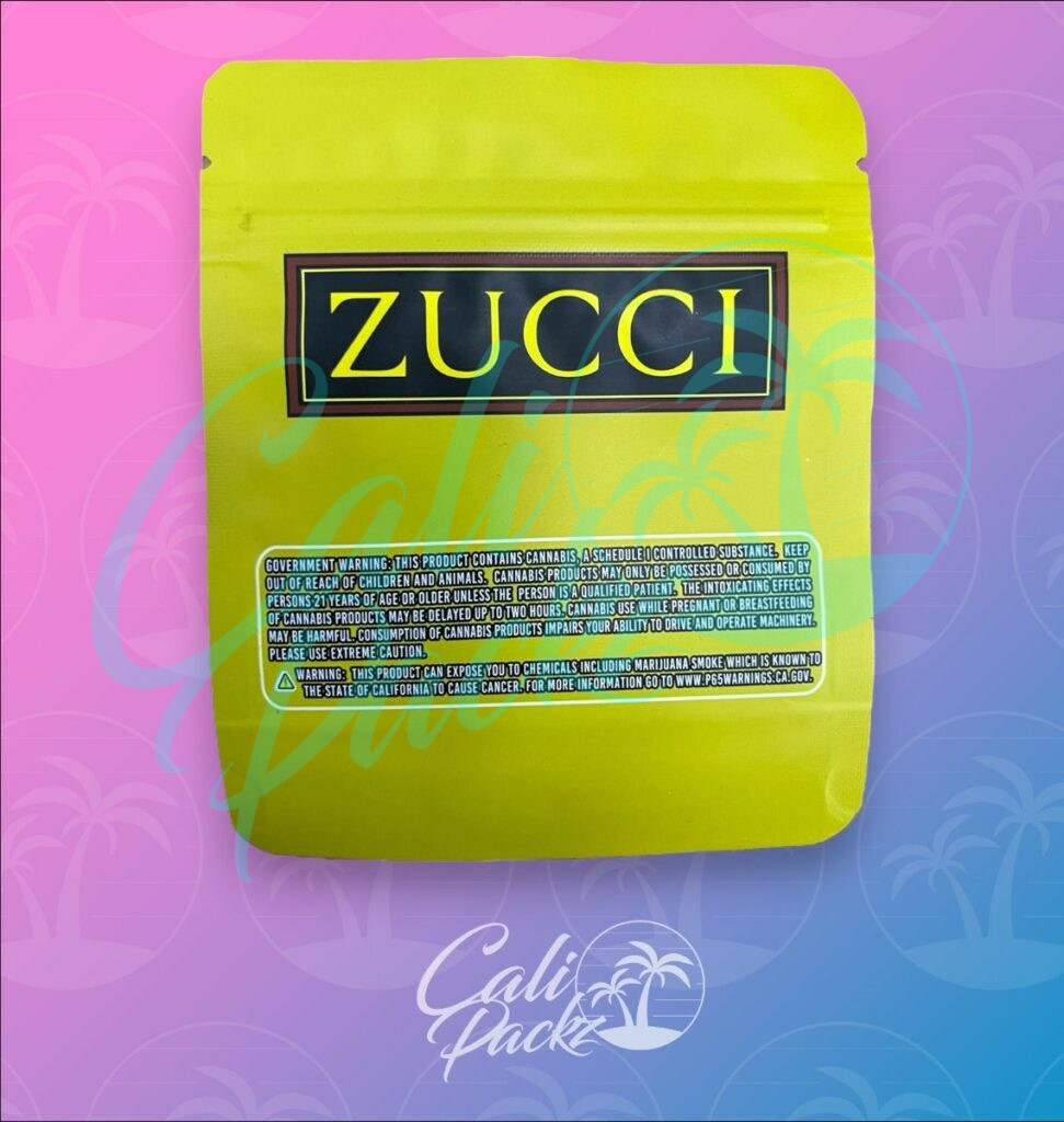 Bay Area Flavors Zucci Cali Pack 3.5g Mylar Bag - CaliPackz