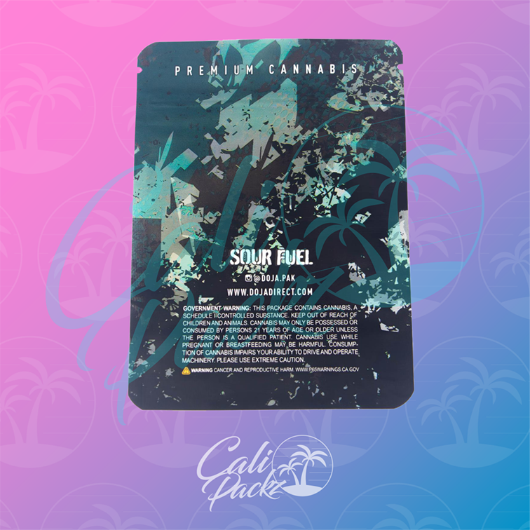 Doja Sour Fuel Cali Pack 3.5g Mylar Bag - CaliPackz