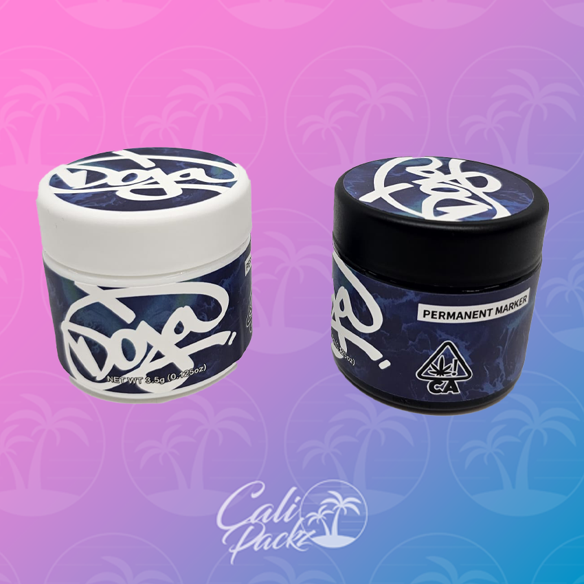 Doja Pak Permanent Marker Glass Jar - CaliPackz